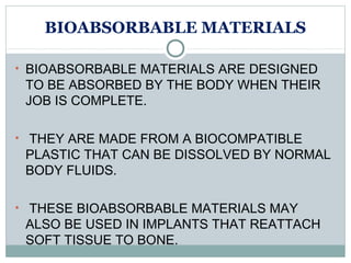 Metals in orthopaedics | PPT