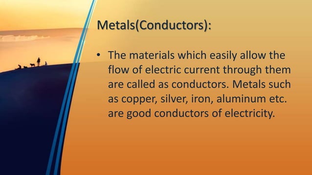 Metals,insulators & semiconductors | PPTX | Chemistry | Science