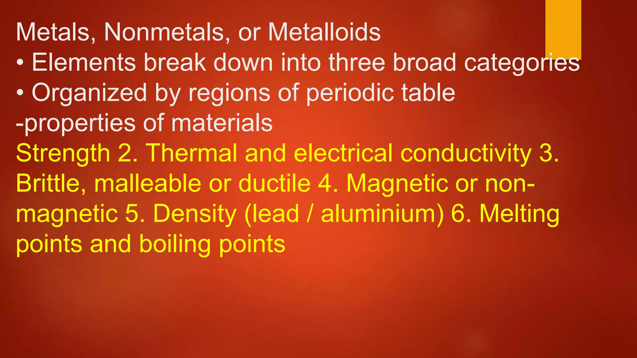 METALS, METALLOIDS AND NON-METALS.pptx