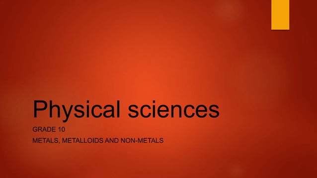 METALS, METALLOIDS AND NON-METALS.pptx