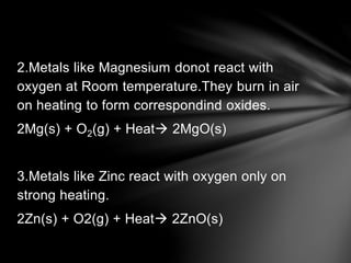 Metals & non metals | PPTX