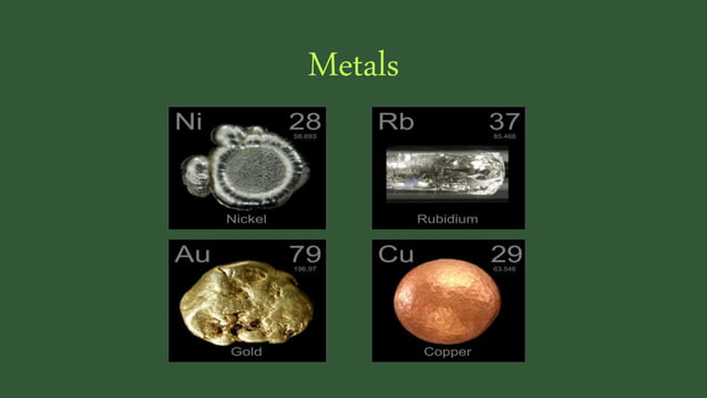 Metals, non metals, and metalloids | PPTX | Chemistry | Science