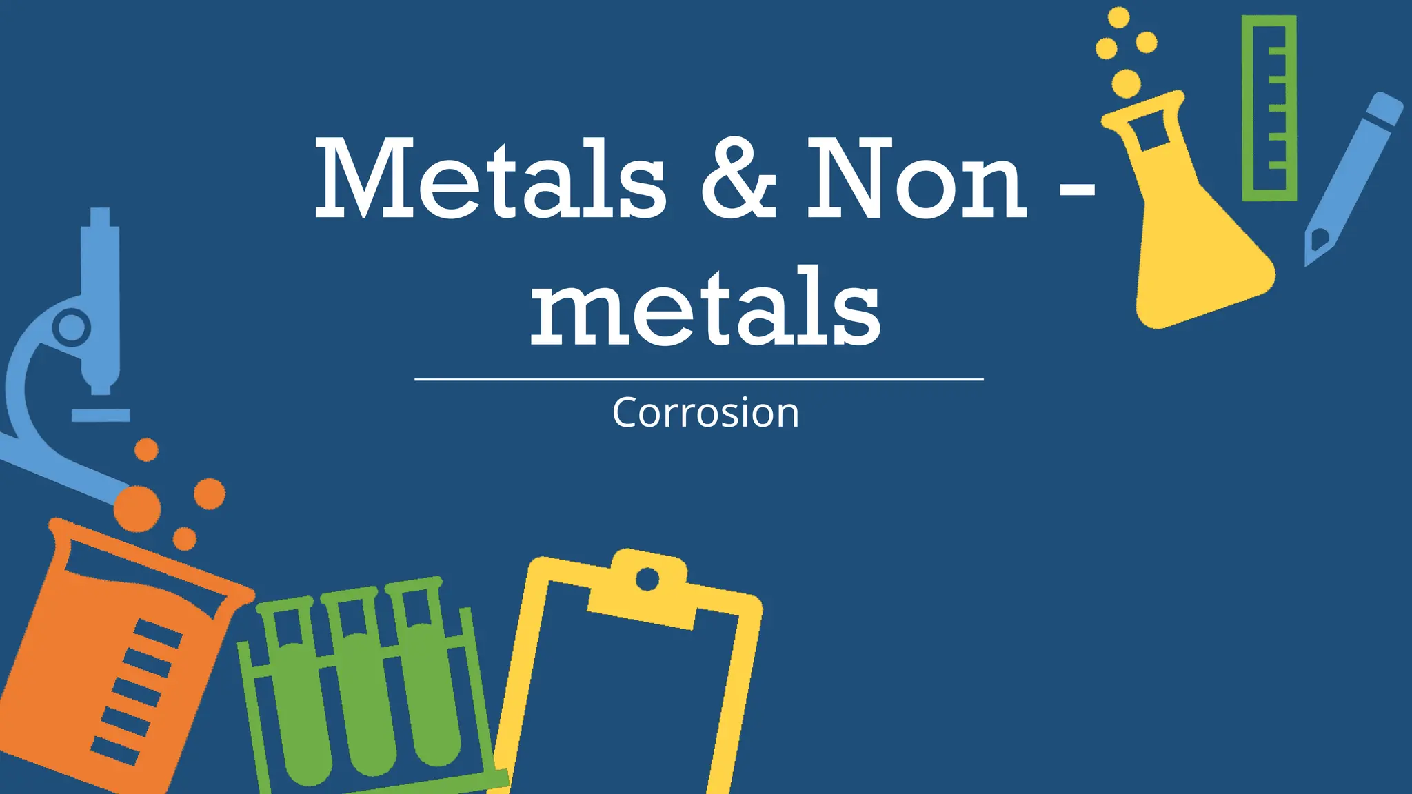 Metals & Non -metals Corrosion.ppt What is corrosion?Factors affecting that and methods to ...