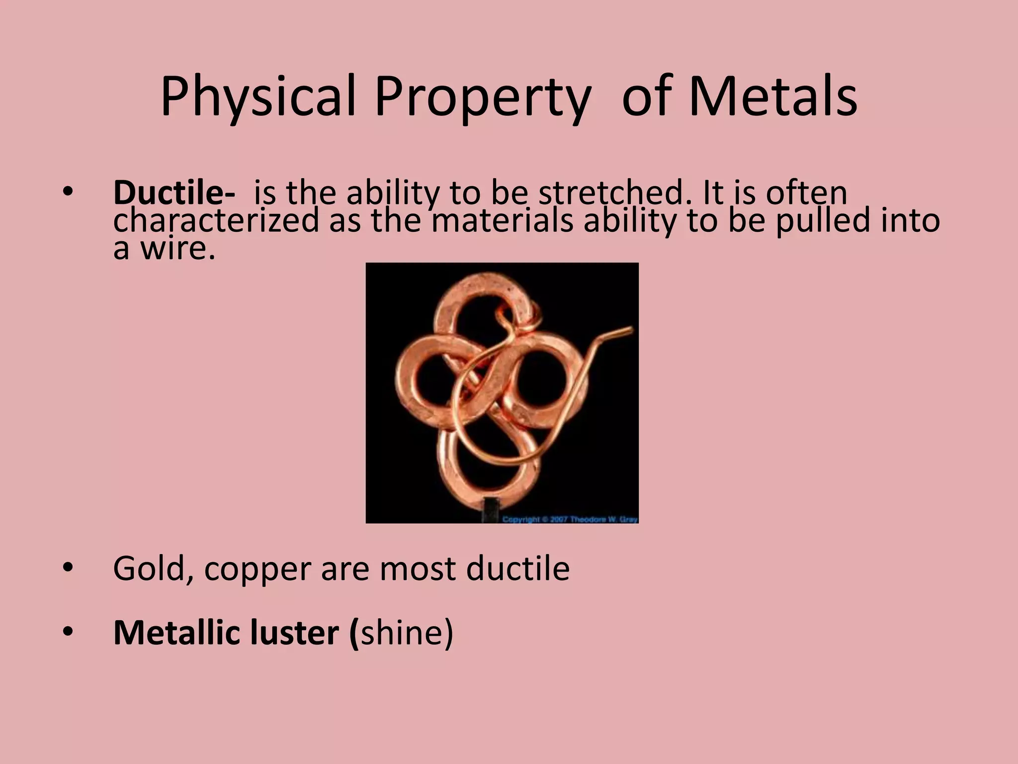 Metals & Non metals | PPTX