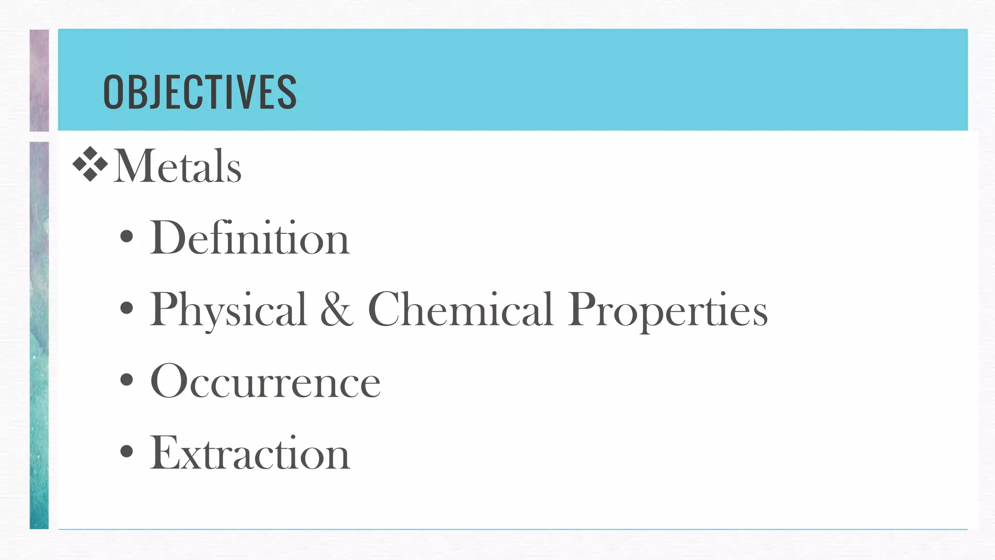 Metals, Non metals & gases | PPTX