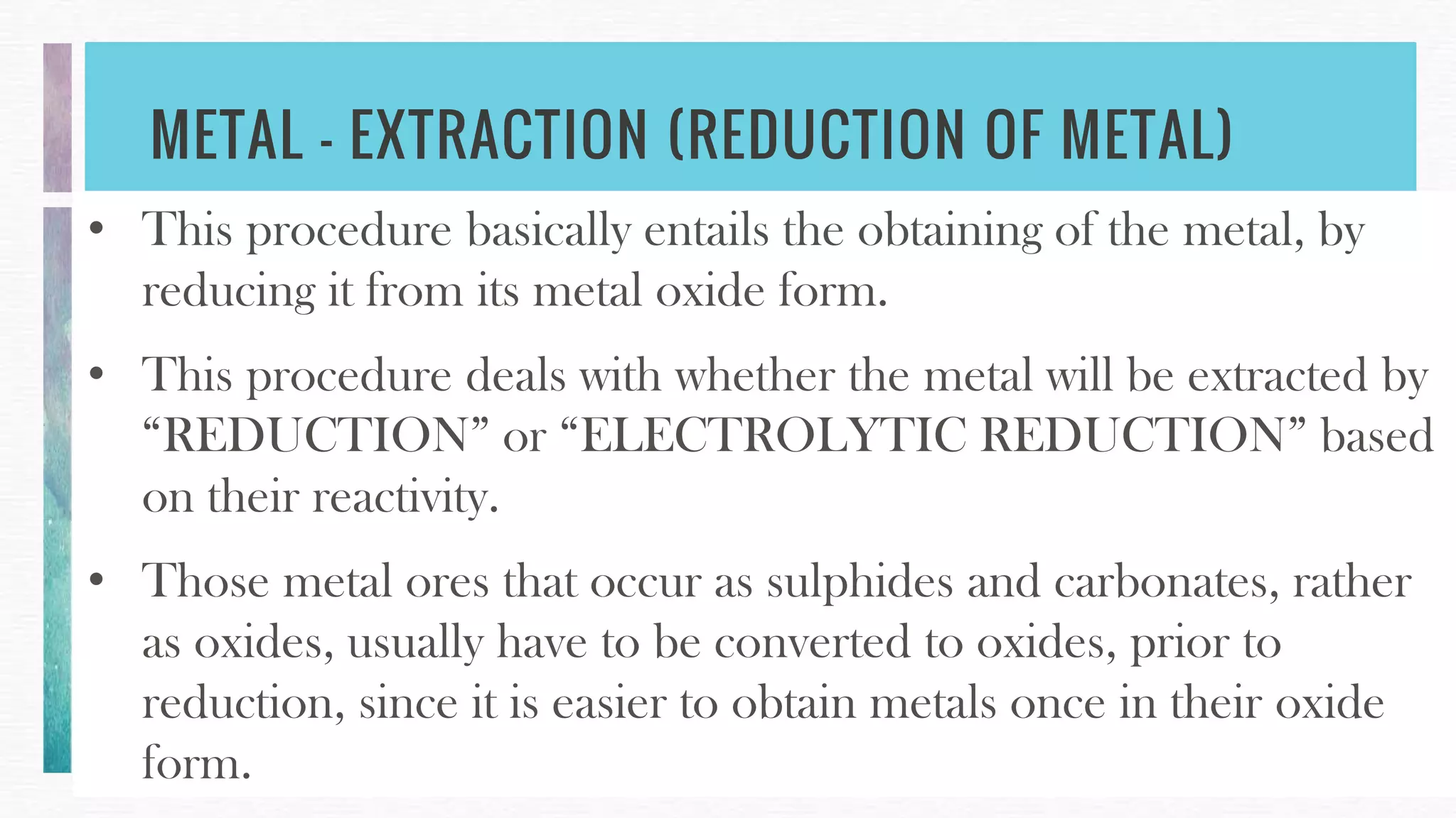Metals, Non metals & gases | PPTX