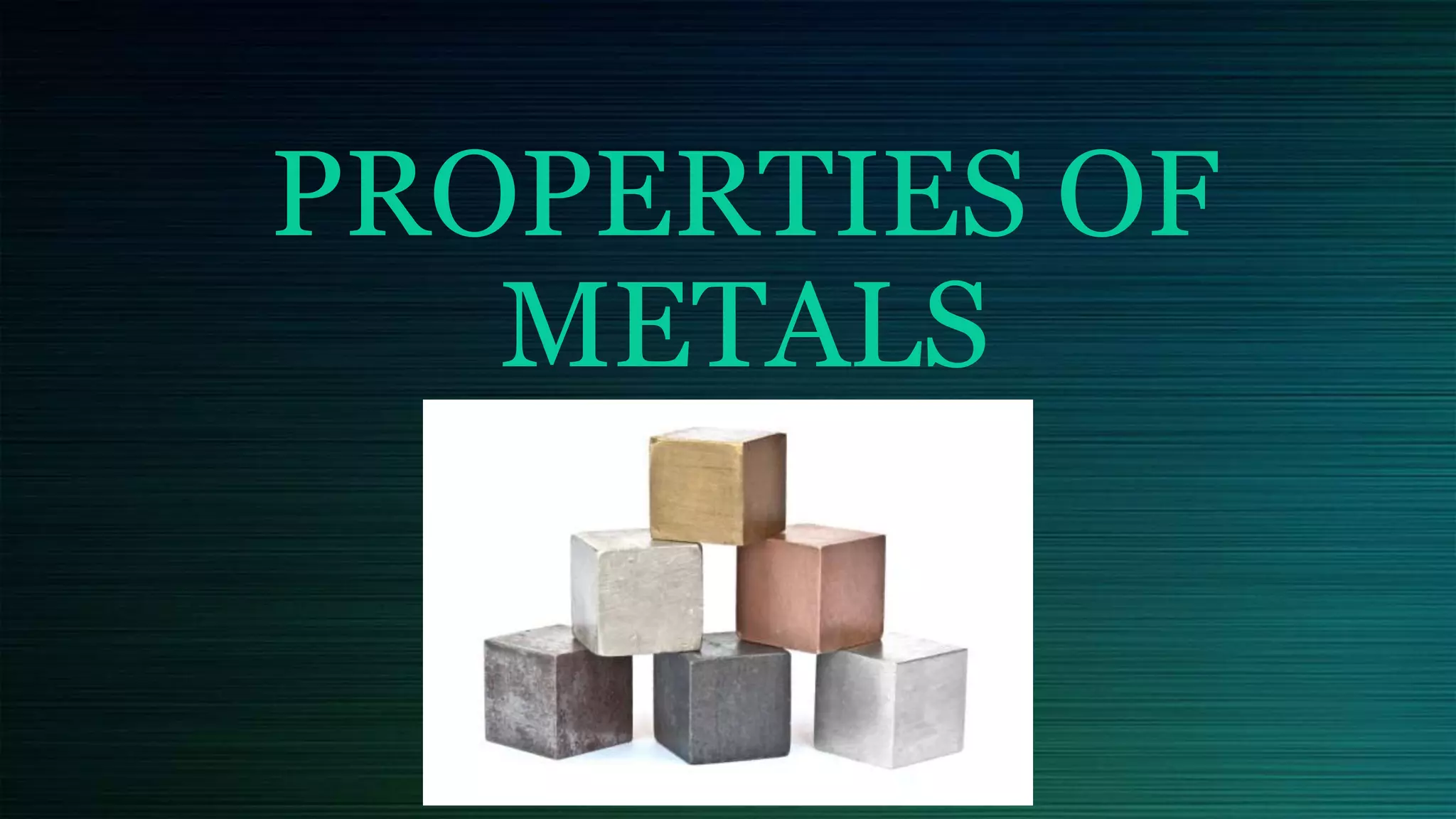Metals, nonmetals, metalloids | PPTX