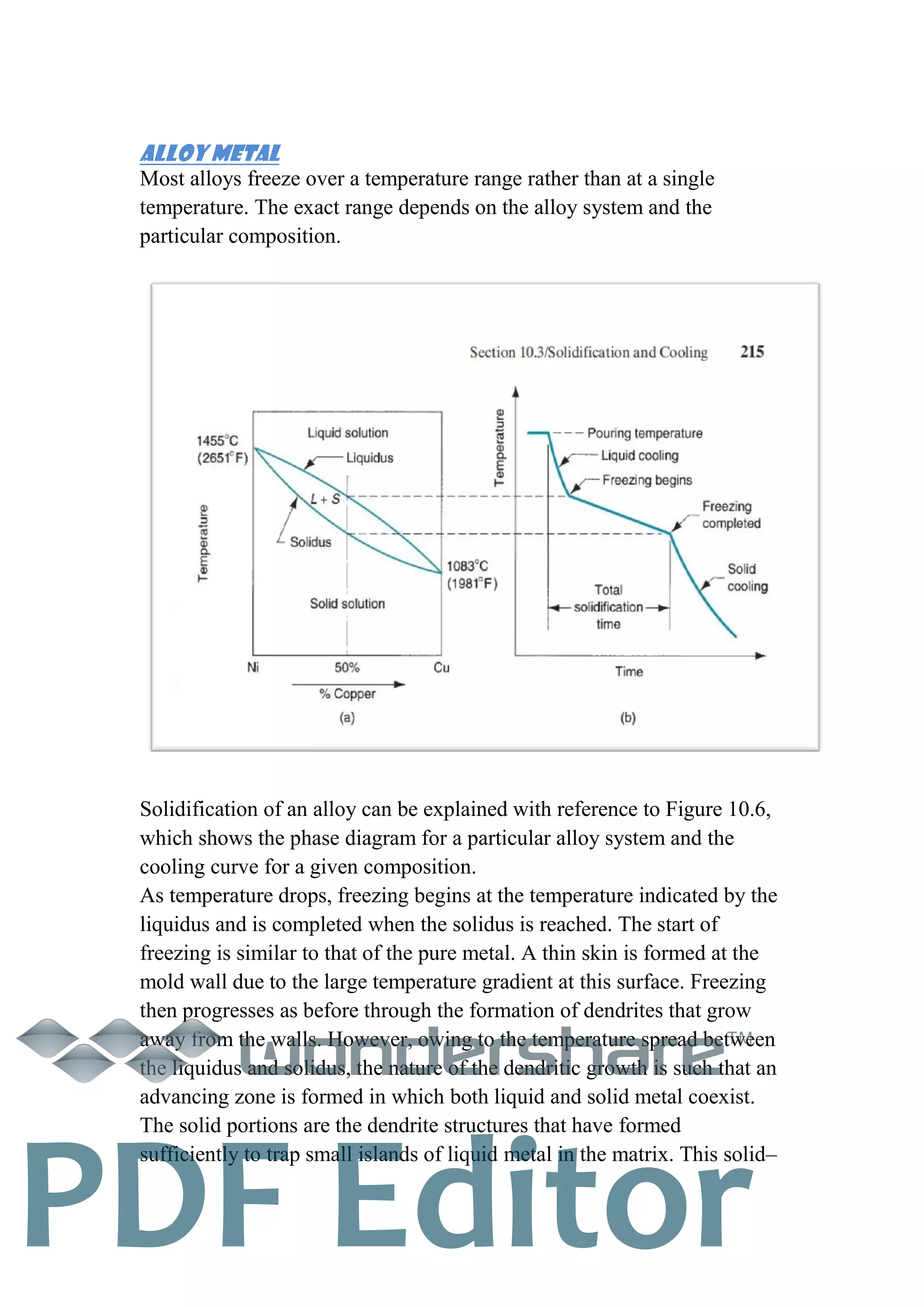 Metal solidification | PDF