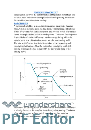 Metal solidification | PDF