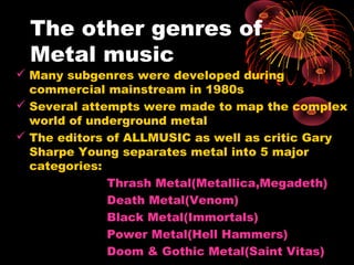 Metal songs | PPT