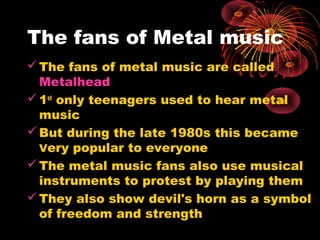 Metal songs | PPT