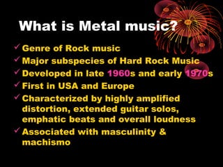 Metal songs | PPT