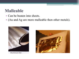 Metals: Physical Properties | PPT