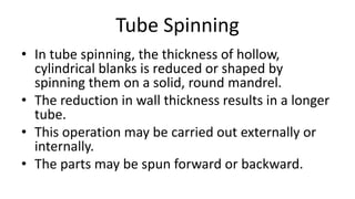 Metal spinning | PPTX