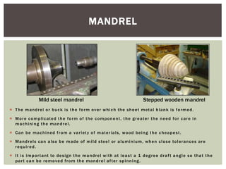 Metal spinning Process | PPTX