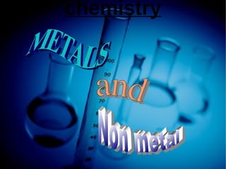 Metals ppt | ODP | Chemistry | Science