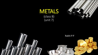 Metals ppt | PPTX | Chemistry | Science