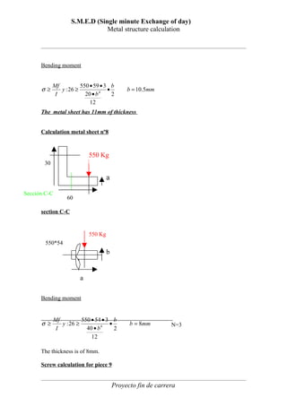 Metal Structure Calculations | PDF