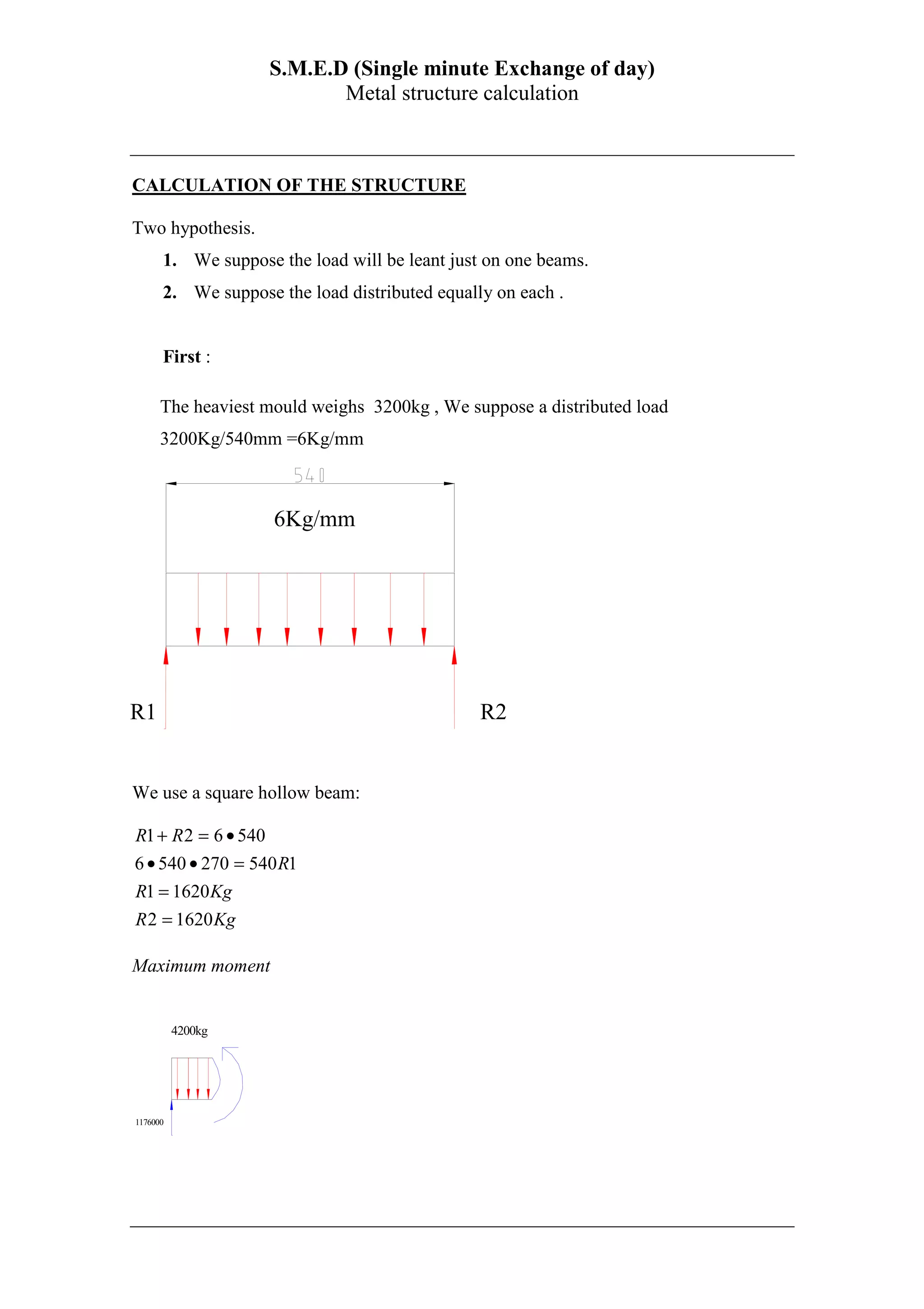 Metal Structure Calculations | PDF