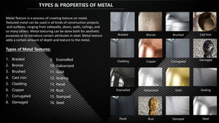 Metal Texture and Use of Metal-MaHi.pptx