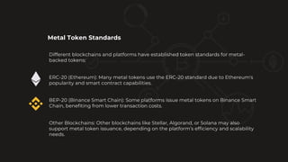 Metal Tokenization Transforming Physical Assets into Digital ...