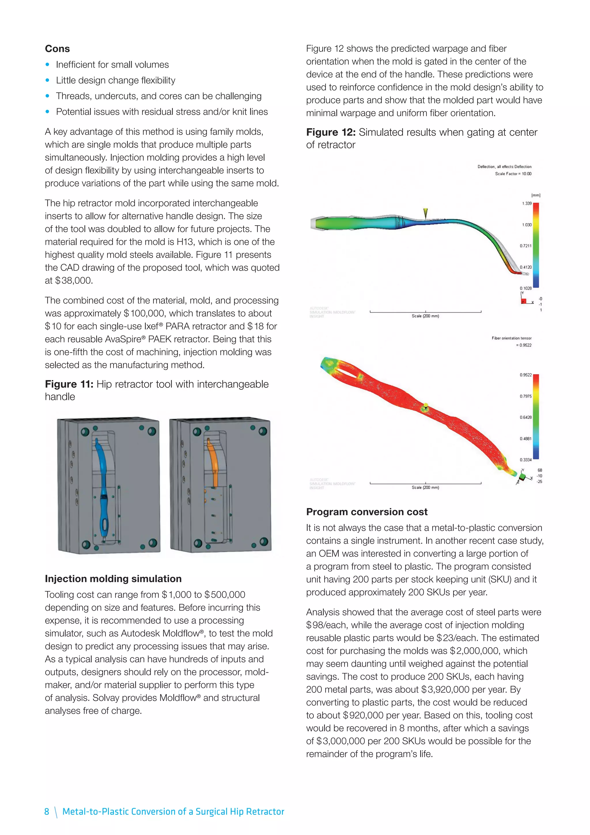 Hip Retractor Metal-to-Plastic Case Study | PDF