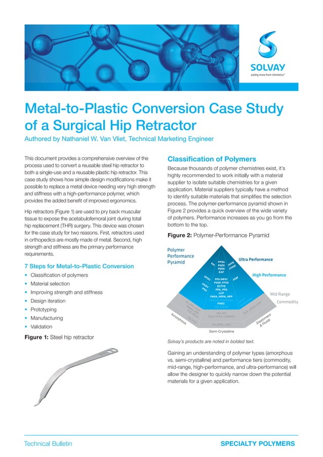 Hip Retractor Metal-to-Plastic Case Study | PDF