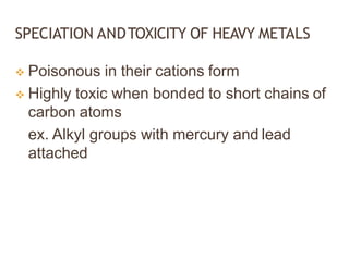 heavy Metal toxicology in natural science | PPT
