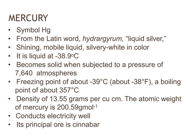 heavy Metal toxicology in natural science | PPT