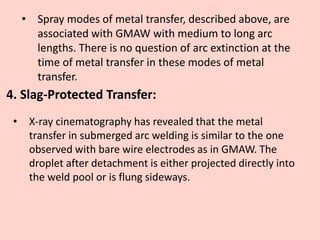 Metal transfer and force | PPTX