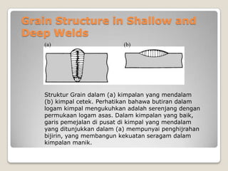 Metalurgi kimpalan kimpalan rekabentuk dan proses pemilihan. | PPTX