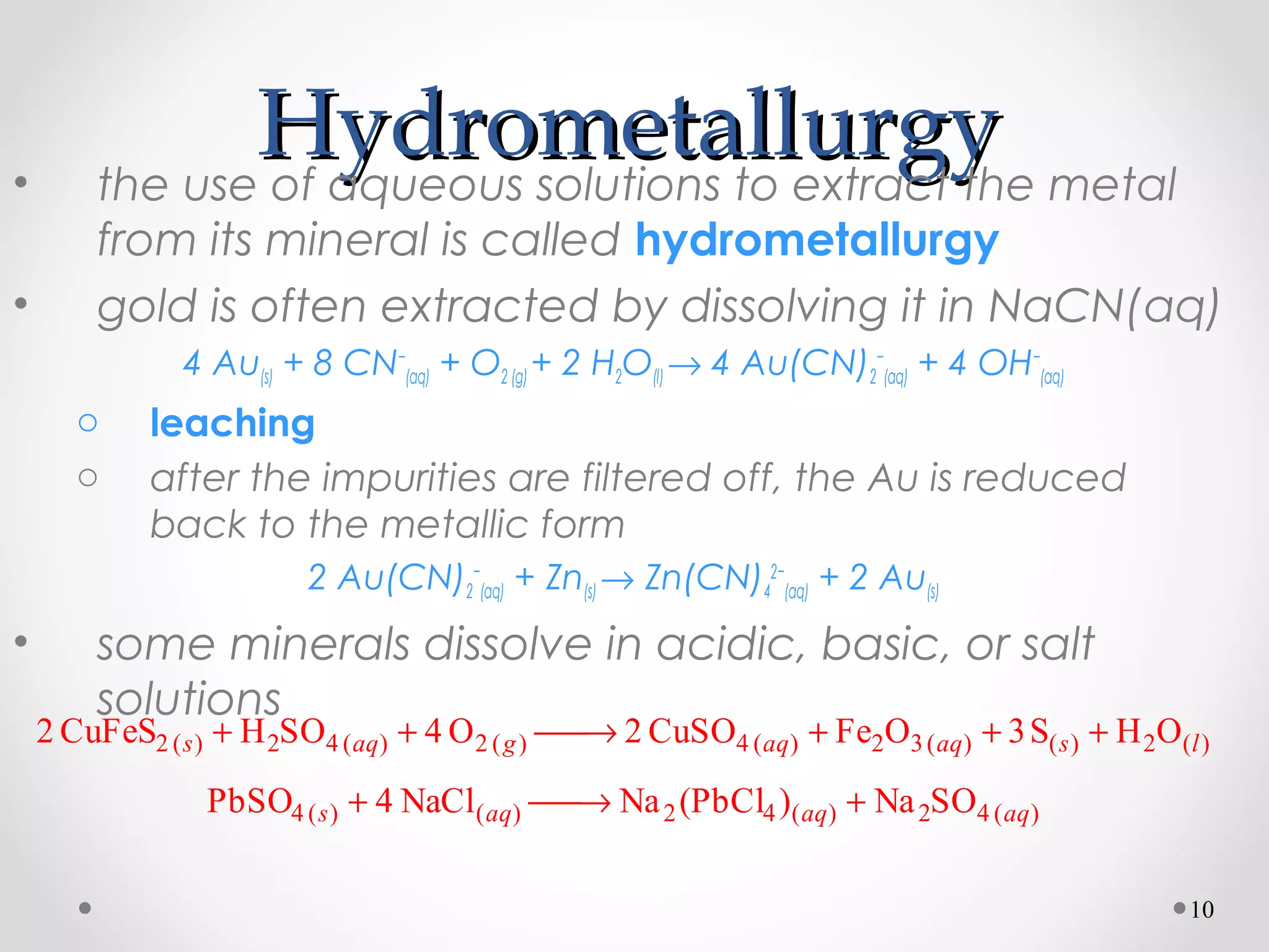 Metals & Metallurgy | PPT