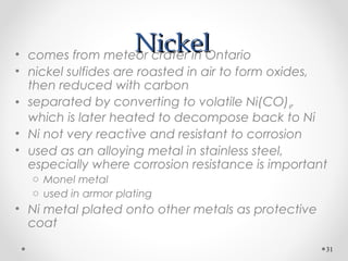 Metals & Metallurgy | PPT