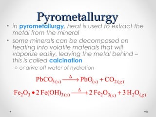 Metals & Metallurgy | PPT