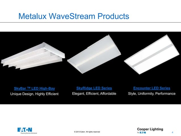 Metalux SkyBar Series - Bringing LED Technology to Higher Places | PPT