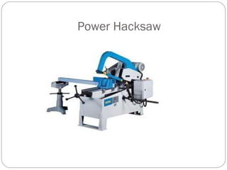 Metal work power saw | PPT
