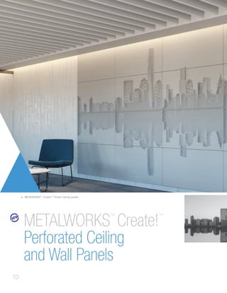 13-Working details Metalworks ceilings-perforations-brochure | PDF