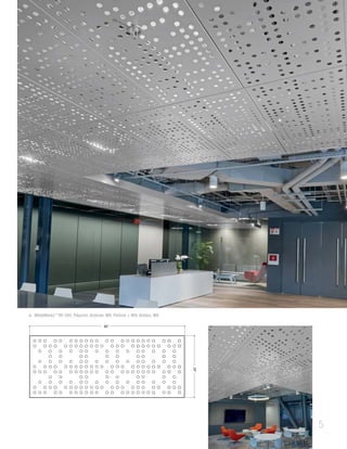 13-Working details Metalworks ceilings-perforations-brochure | PDF