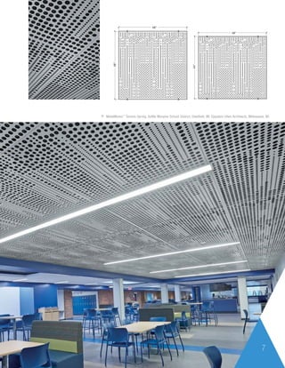 13-Working details Metalworks ceilings-perforations-brochure | PDF