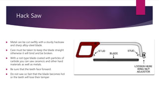 Metal work safety | PPTX