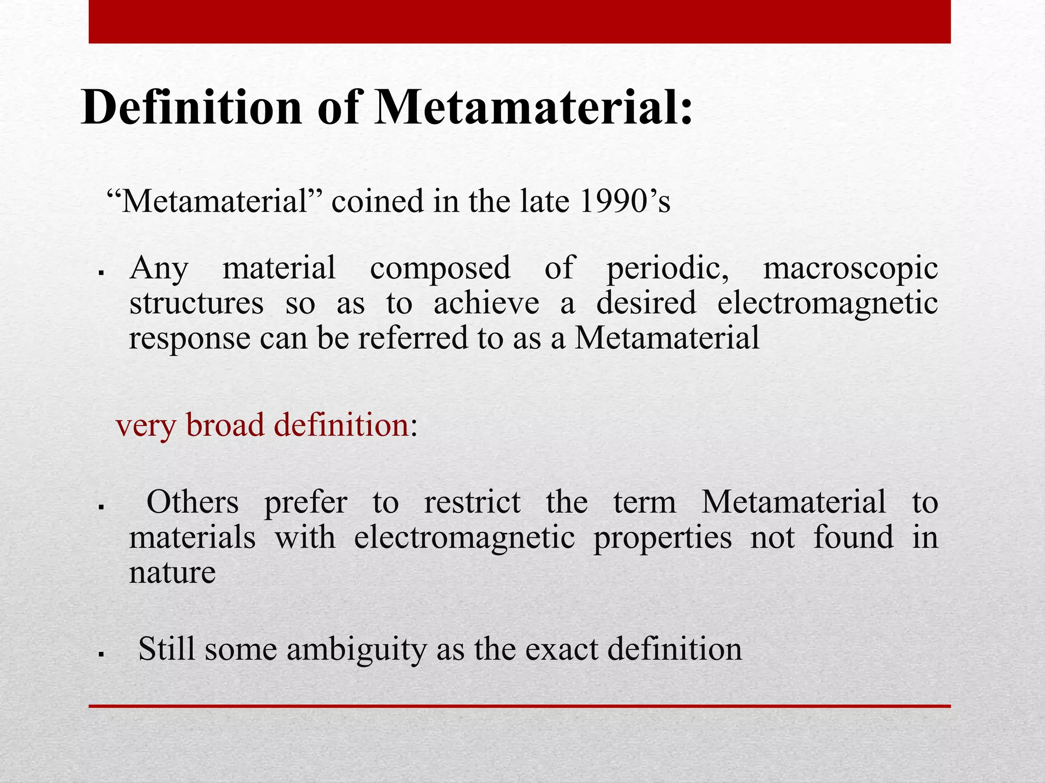 Metamaterial | PPTX