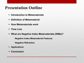 Metamaterial | PPTX