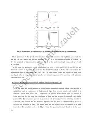 Using Metamaterial as Optical Perfect Absorber | PDF | Physics | Science