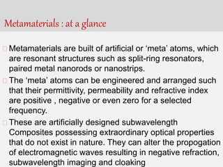 Metamaterials | PPTX