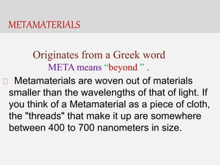 Metamaterials | PPT