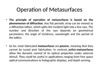 INTRODUCTION TO METAMATERIAL AND HOW THEY WORKS | PPTX