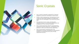 A journey into Metamaterials Presentation | PPTX