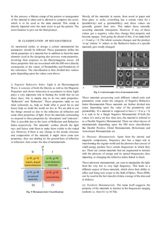 Metamaterials (Main Paper) | DOCX | Chemistry | Science