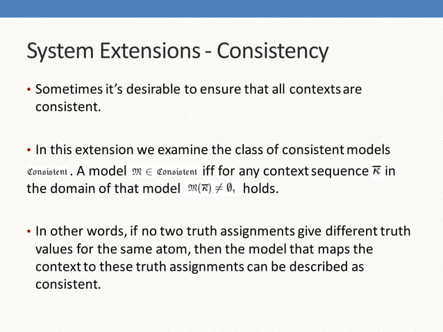 Metamathematics of contexts | PPT
