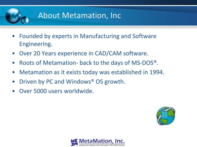 Metamation overview presentation | PPTX